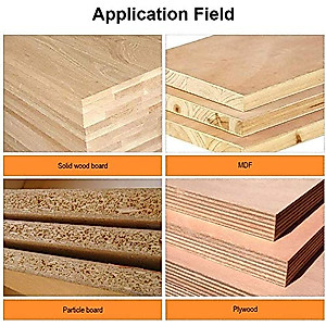 Y-imoi Drill Bit Set 5 Pieces Countersink Drill Bit Set Adjustable Countersink Bit Professional Drill Bits for Metal, Woodworking, Aluminum, Plastic Premium High Speed Steel Bit for Power Tools