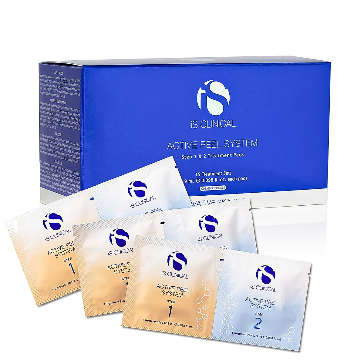 iS CLINICAL Active Peel System, two-step gentle at-home peel system for face Exfoliation