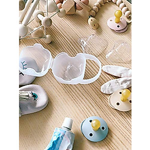 Nipple Shields for Nursing - Soft Set of 3, 24mm / 20mm / 18mm / 16mm, with Free Case | Cushions Sore or Sensitive Nipples, Flex Breastfeeding Shield, Newborn Attachment to Breast, by purifyou (24mm)