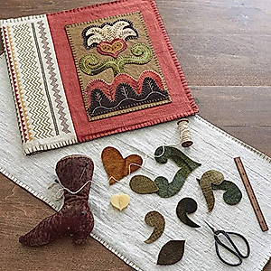 Exploring Folk Art with Wool Appliqué & More: 16 Projects Using Embroidery, Rug Hooking & Punch Needle