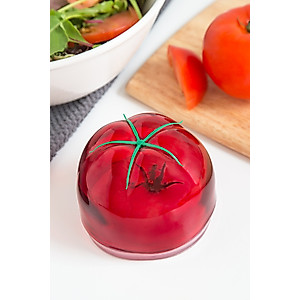 Tulz Tomato Save-A-Half, 4 x 4 x 3 inches, Red