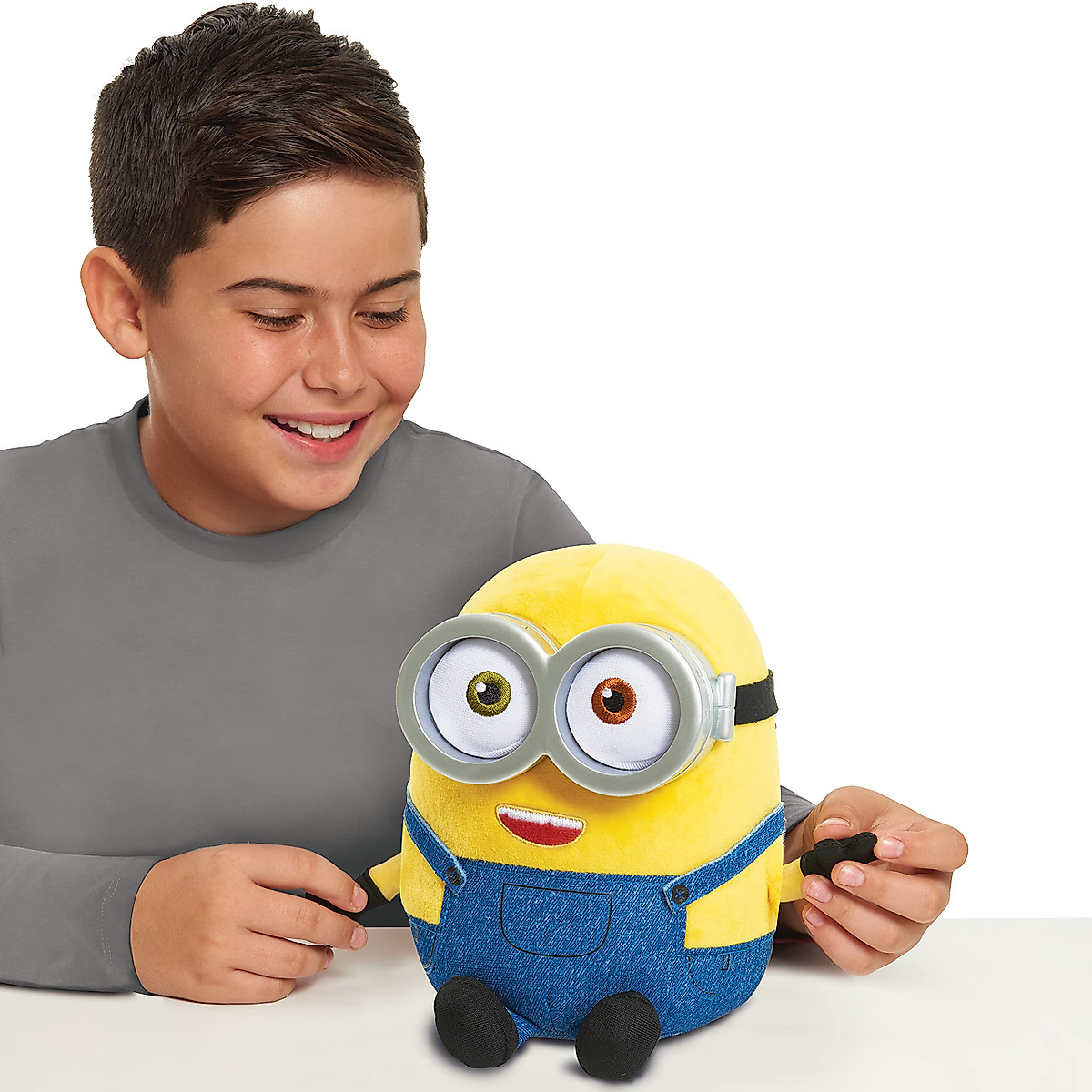 Just Play Illumination’s Minions: The Rise of Gru Laugh & Giggle Bob Plush, Kids Toys for Ages 3 Up