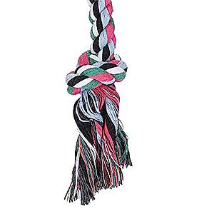 Zerodis Pet Bird Chew Cotton Rope Toys, Cotton Woven Rope Hammock Hanging on Parrot Cage, Parrots Biting Climbing Toys Cage Pendant Accessory