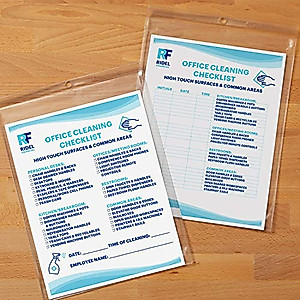 Avery Job Ticket Holders, Heavy Gauge Vinyl, 9 x 12 Inches, 10 per Pack (75009),Clear