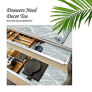 Jersow Shelf Liner Non Slip, Non Adhesive Drawer Liner, Waterproof Shelf Liners for Kitchen Cabinets, Drawer, Fridge, Wire Shelving, Pantry, Under Sink, Bathroom-12 X 20FT, Heavy Duty(Green)