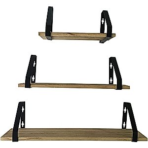 Floating Shelves Wall Mounted Shelves,Wall Storage Shelves Display Rack for Bedroom, Living Room, Bathroom and More