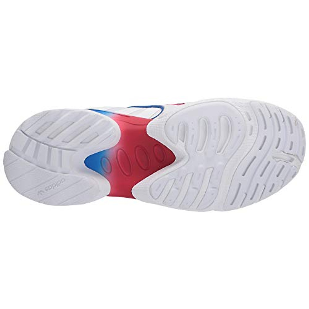 adidas Originals Men's EQT Gazelle Sneaker, White/White/Glory Blue, 4