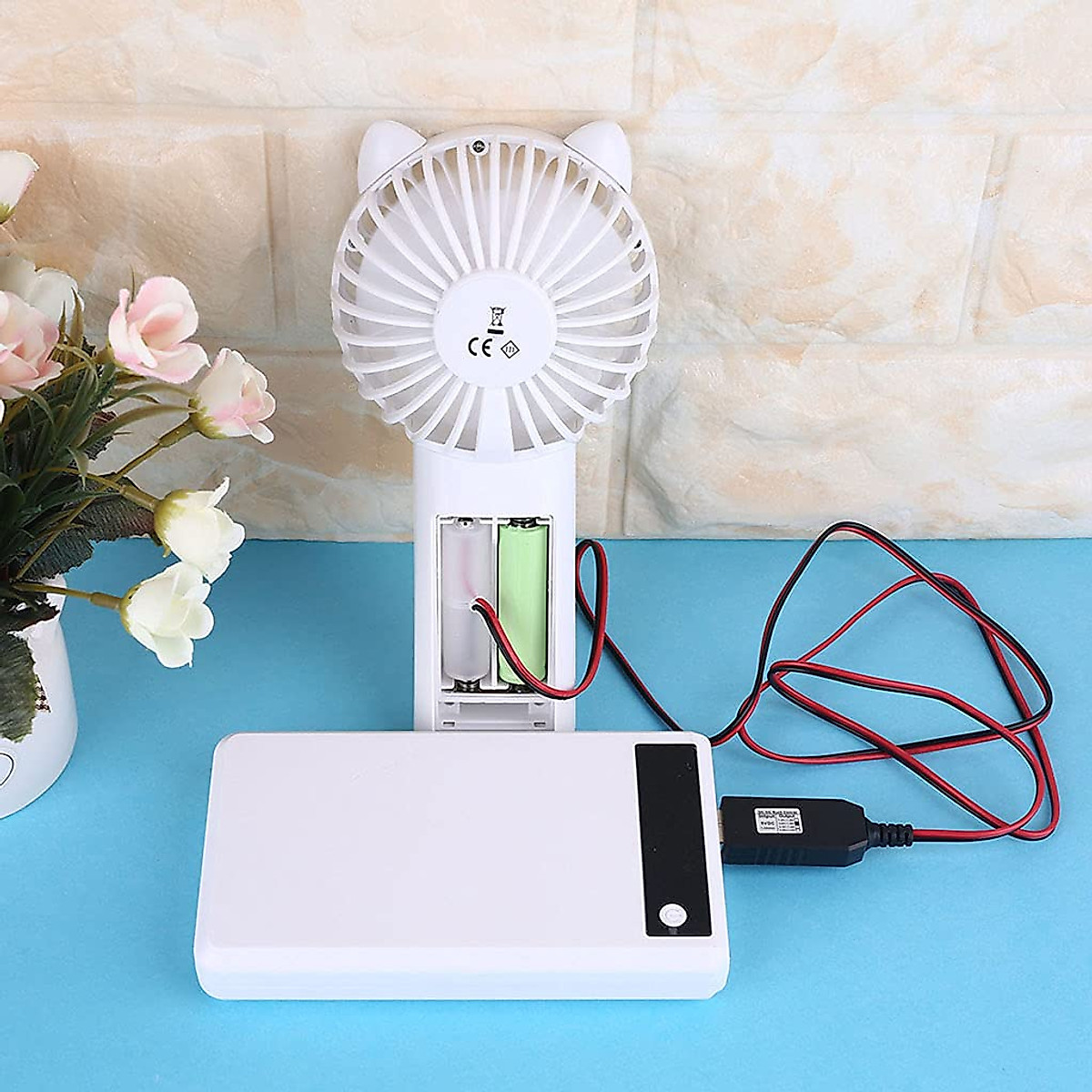 TINGLI USB Power Supply Cable for AA Battery,Replace 3AA 4.5V Battery,Reusable Batteries for Clocks, Toys, Holiday Lights, Fans, LEDs(Separable) Black