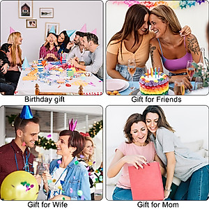 Lamyba 50th Birthday Gifts for Women Canvas Beach Tote Bag with Makeup Bag for Wife/Mom/Friends/Sister 50th Birthday Present, N°50 EST 1974