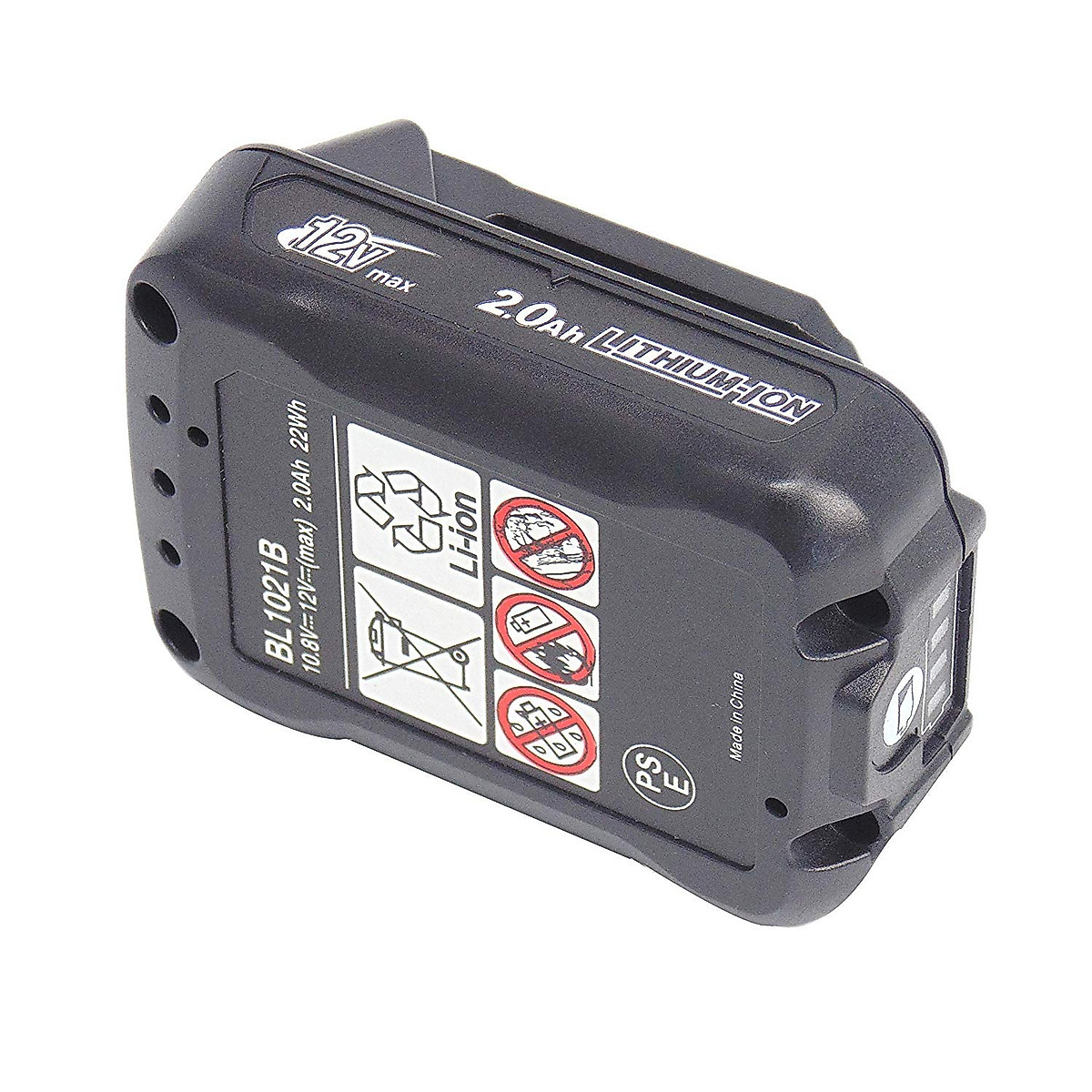 2pcs BL1021B 2.0Ah Battery with Charger DC10WD DC10SB, Compatible with Makita 12V Battery BL1016 BL1015 BL1020 BL1041B 197396-9, CP100DZ JR103D MP100DZ TD110D DF031D DF0331D CG100D CL106FD Tool