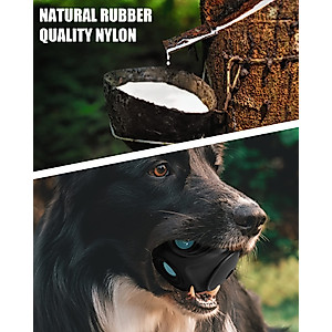 Mewlmart Giggle Ball for Dogs Owl Toys for Aggressive Chewers Punching balls Gift for Dog Medium Large Dogs Jolly Ball Natural Rubber Cute Fun Owl Hoot (Death Knight)