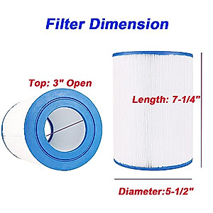Toolyuan PDM28 Hot Tub Filter for Aquarest Dream Maker 461273 PDM28 FC9944 FC-9944 Spa Filter Cartridges - 2 Pack