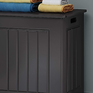 GDFStudio Modern Laundry Hamper with Lid, Matte White