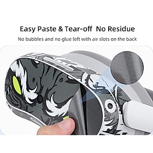 VR Headsets and Controllers Skins Stickers,PVC Sticker Protective Decal Accessories for PICO 4 (2)