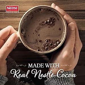 Nestle Hot Chocolate Mix, Whipper Mix, Dark Chocolate Flavor Hot Cocoa, Bulk Whipped Cocoa, 2 lb Bag