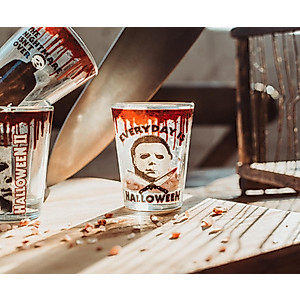 Halloween II Michael Myers 2-Ounce Mini Shot Glasses | Set of 4