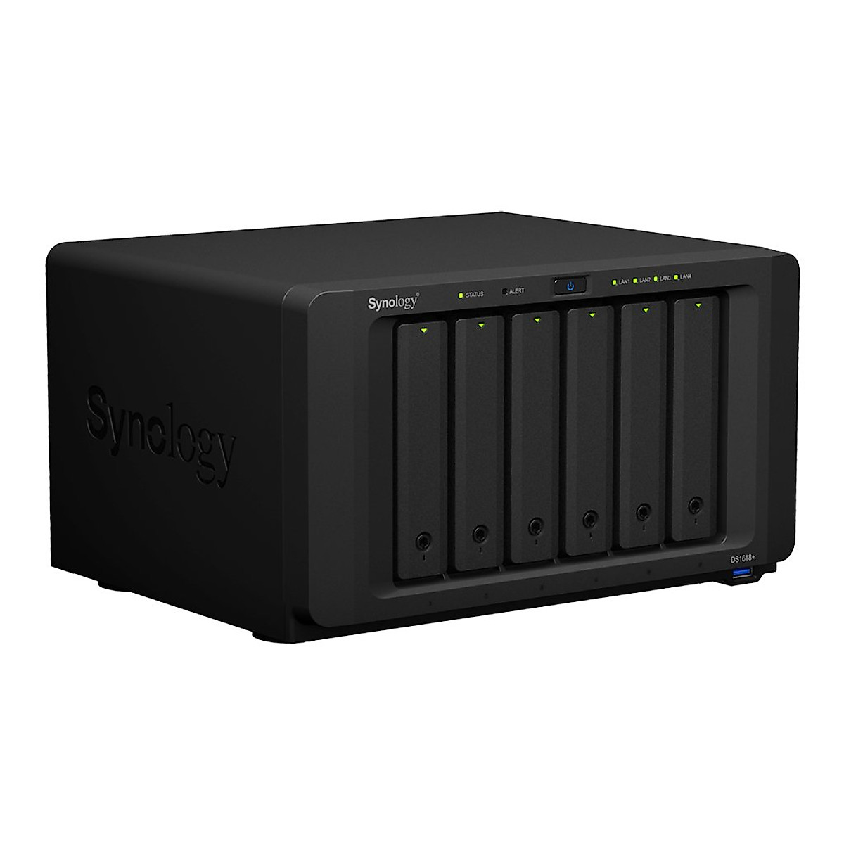 Synology DiskStation DS1618+ NAS Server for Business with Intel 2.1GHz CPU, 32GB Memory, 12TB SSD Storage, DSM Operating System, iSCSI Target Ready