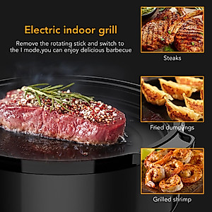 2 Black Popcorn Popper Machine, 16 Cups Electric Popcorn Maker With Nonstick Plate, Stirring Rod, Serving Bowl Lid And Two Measuring Spoons, Quick Heating, Electric Hot Oil Popcorn Popper