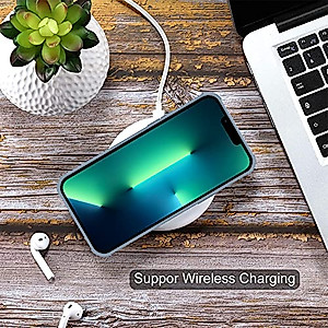 MZELQ Silicone Wallet iPhone 13 Pro Case, Card Holder Camera Protection Cover for iPhone 13 Pro + Screen Protector, Push Card Slot Case Phone Case Four Corners Protection -Purple