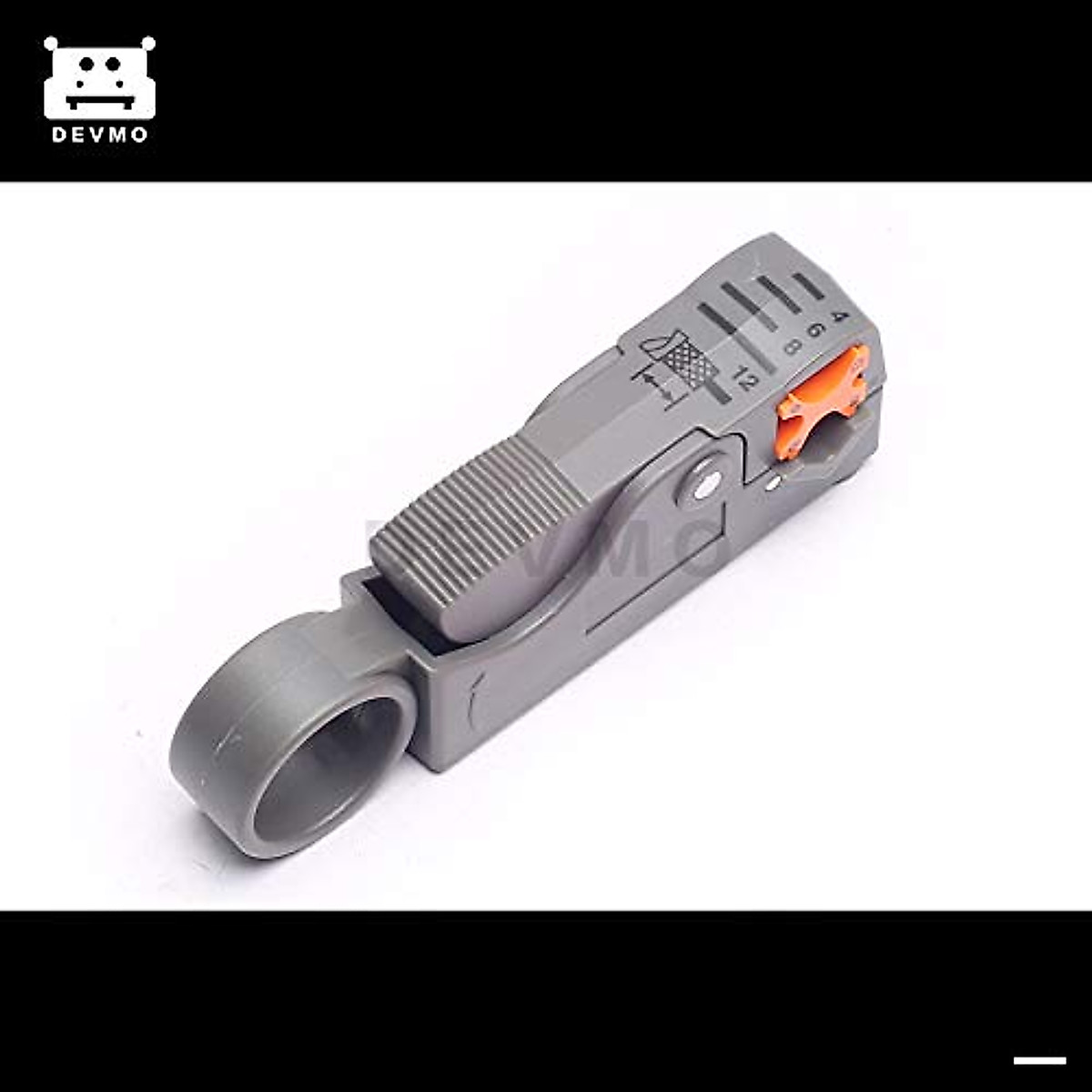 DEVMO Cable Stripper Coaxial Wire Coax Stripping Tool RG6 RG11 RG58 RG59 Universal