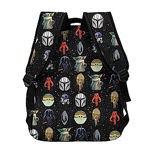 Cute Backpack Student School Bookbag Lightweight Durable Schoolbag For Boys Girls Water Resistant Laptop Travel Backpacks 16Inch