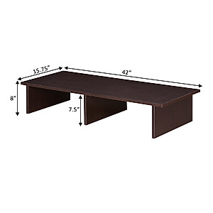 Convenience Concepts Designs2Go TV/Monitor Riser for TVs up to 46 Inches, Espresso