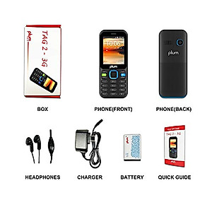 Plum 3G GSM Unlocked Cell Phone with Whatsapp Facebook Dedicated Keys ATT TMobile