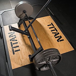 Titan Fitness Full Deadlift Barbell Jack Stand, 2000 LB Capacity, Elevated Lift for Easy Loading and Unloading Barbell Weight Plates, Weight Training, Deadlift Exercises, Powerlifting, Home Gym