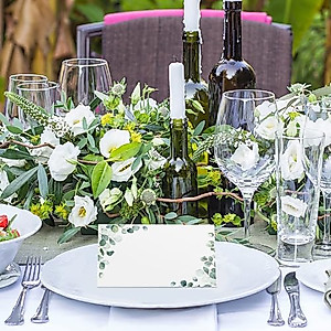 Pack Of 100 Elegant Wildflower Place Cards Table Setting Card Elegant Seating Cards For Weddings And Special Event