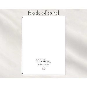The Cardtel | Thank You Cards for Teacher, Appreciation Card for Nurse, Midwife Gift, Wedding Guest Thanks Note for Doctor, Surgeon, Coach, Mentor, Professor, Therapist (1 Card)