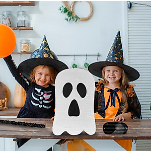 Ghost Halloween Piñata with stick - 17”x10"x 5" Perfect for Halloween Party Decorations, Photo Prop, October Birthday, Funny and Spooky Anniversary - Fits candy/favors: by Get a piñata