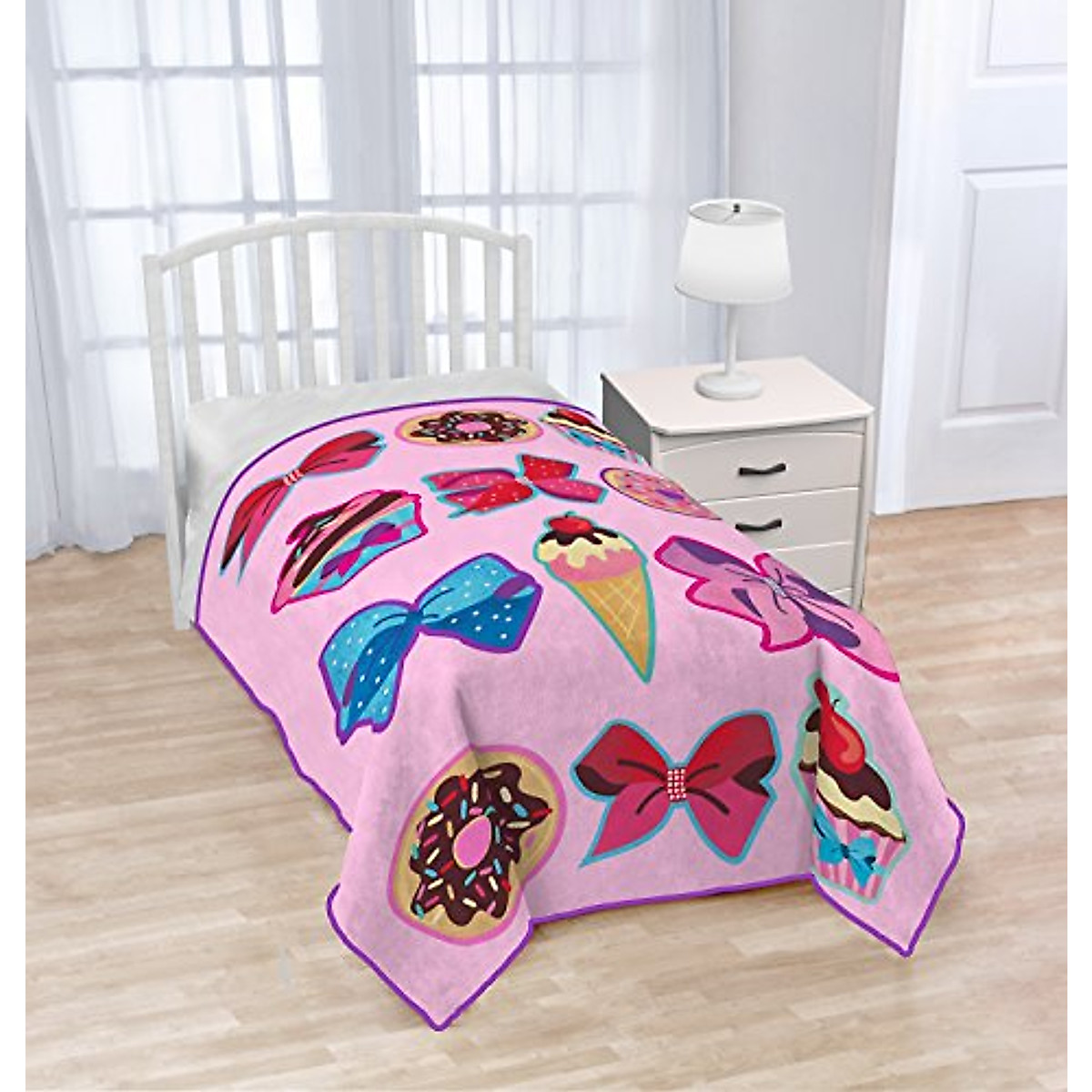 Nickelodeon JoJo Siwa Follow Your Dreams Plush Twin Blanket