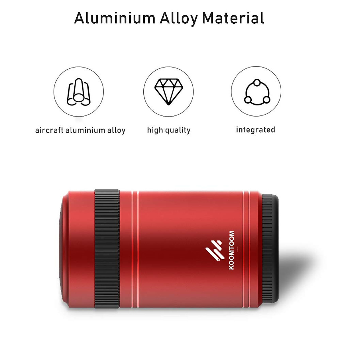 KOOMTOOM Car Cup Holder Tissues Tube Holder Box Alloy Tissues Storage Detachable Easy Cleaning 5.23" * 2.83"(H*D) for BMW 3 Series /5 Series /7 Series /X1/X3/X5/X6 / Lexus RX300 etc (Christmas Red)