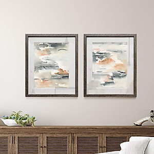 Renditions Gallery AZ-2PAb-TO-PF044-136374FN-136375FN Wall Art, 16x20, Beige Lily Padmpressions