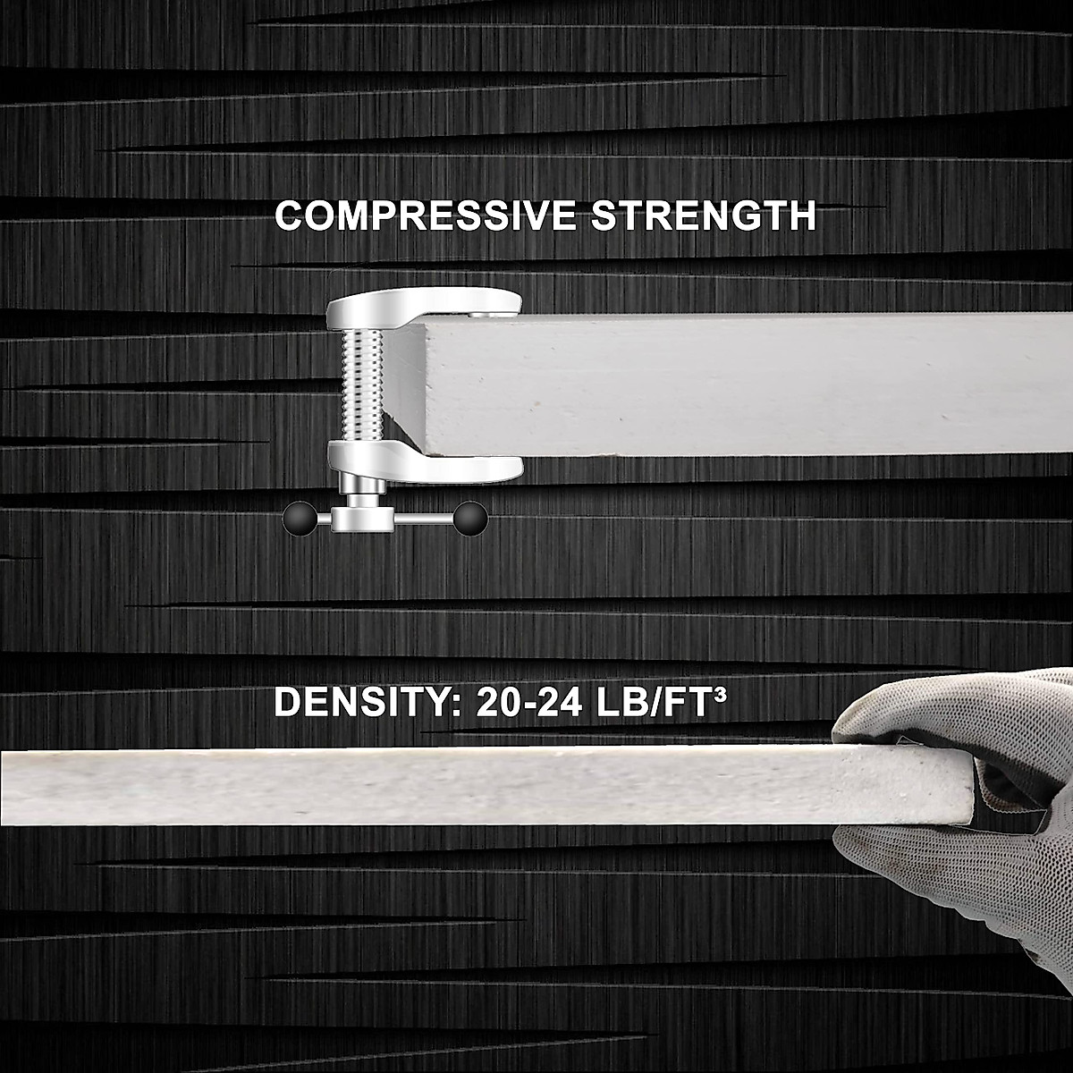 Ceramic Fiber Board Insulation - 2300F Rated - 1" x 19.7" x 39.4" - Pack of 1 - Ceramic Fiber Thermal Insulation Board for Wood Stoves, Ovens, Forges, Kilns, Furnaces, Fireplace