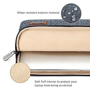 NIDOO 13.5-14 inch Laptop Sleeve Case Carrying Bag Handle for 15" MacBook Air M2 / 13.5" Surface Book 3/14" Lenovo ThinkPad P14s L14 T14 E14 / ThinkPad X1 Yoga Carbon/Dell Latitude 14 15 HP Acer