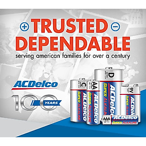 ACDelco 48-Count Triple AAA Batteries, Maximum Power Super Alkaline Battery, 10-Year Shelf Life