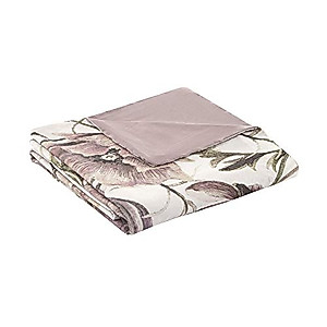 Madison Park 100% Cotton Duvet Set Beautiful Floral Design, All Season, Breathable Comforter Cover Bedding Set, Matching Shams, King/Cal King(104"x92"), Blush 3 Piece