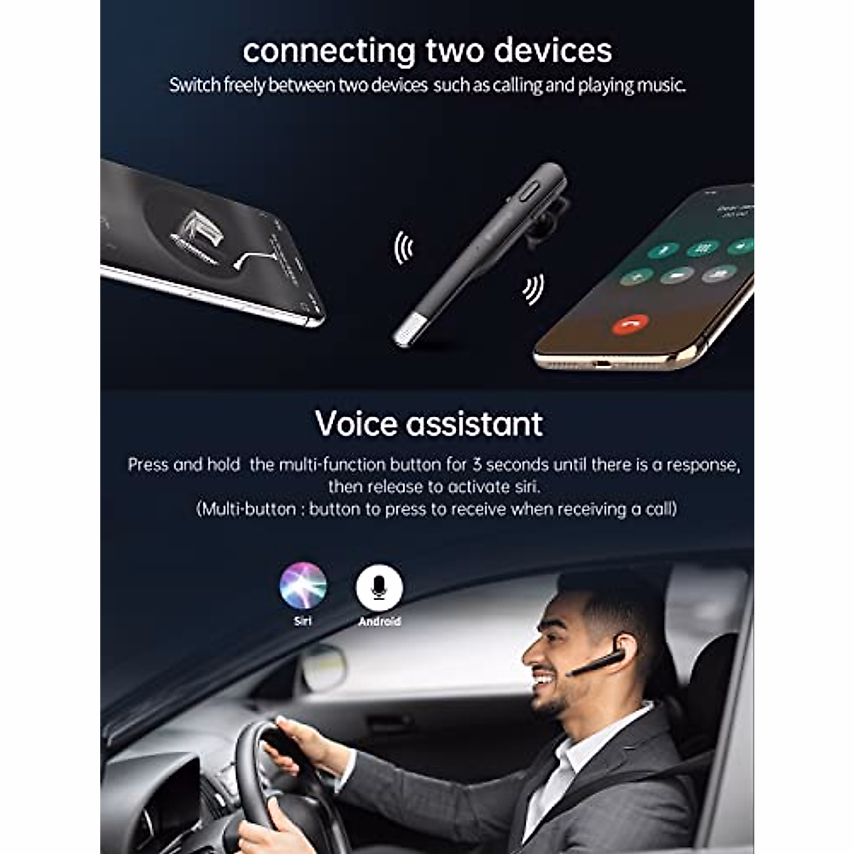 Glazata Wireless Headset