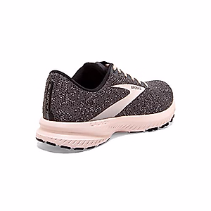 Brooks Womens Launch 7 Running Shoe - Black/Pearl/Hushed Violet - B - 11