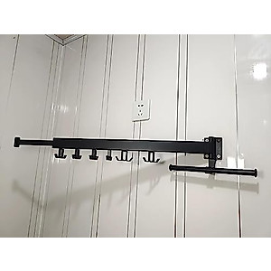 IQINGCHUN Wall Mounted Drying Racks for Laundry, Collapsible Clothes Folding Hanger Indoor