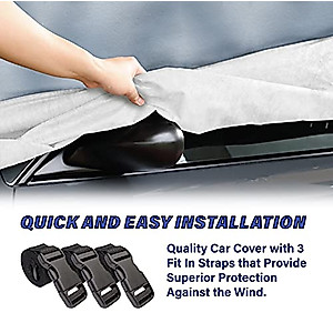 iCarCover Premium Car Cover for 1962-1974 MG MGB Roadster Waterproof All Weather Rain Snow UV Sun Hail Protector for Automobiles, Automotive Accessories Full Exterior Indoor Outdoor Car Cover