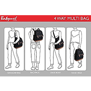 Babymel Robyn Convertible Backpack Diaper Bag