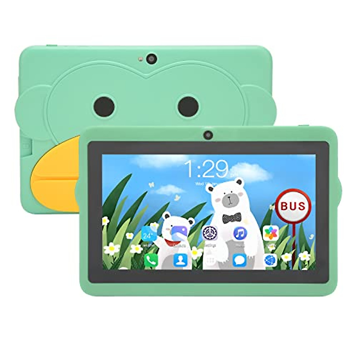 Toddler Tablet, Kids Tablet 2GB 32GB for Android10 8 Cores CPU 100240V 5G WiFi Dual Band for Home (US Plug)