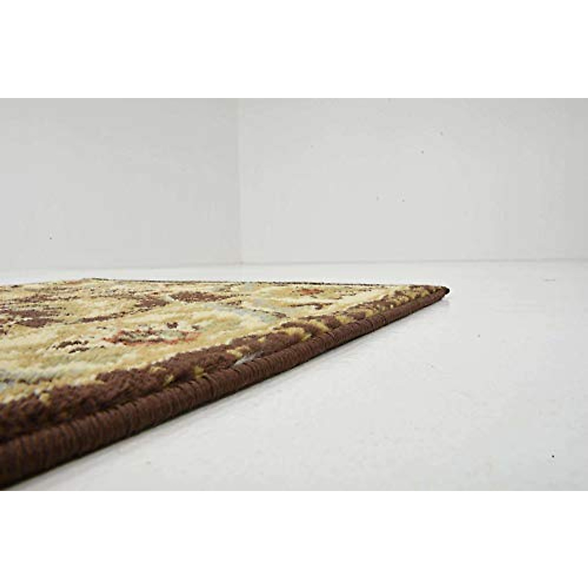 Unique Loom Voyage Collection Traditional Oriental Classic Intricate Floral Design Area Rug (2' 2 x 3' 0 Rectangular, Brown/Gold)