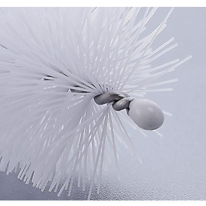 Dahszhi 20Pcs 10 Sizes Humidifier Brush Cleaner Bottle Brush Small Diameter Drinking Straw Cleaning Brush,Black and White