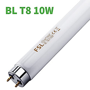 Kensizer 2-Pack 13'' Bug Zapper Light Tubes Replacement 10W Each for 20W Electronic Bug Zapper T8 Lamp Bulbs for Indoor Outdoor