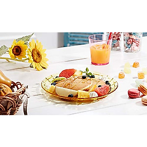 SCANDINOVIA - Unbreakable Premium Tableware - Set of 6 - Tritan Plastic - Perfect for Gifts - BPA Free - Dishwasher Safe - Stackable (7 3/4" Plates)