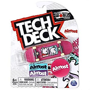 Mini Fingerboards TD World Edition Limited Series Almost Skateboards Ultra Rare Sky Brown Skateistan Double Dove Complete Deck