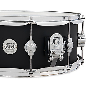 DW Design Series Maple Snare Drum - 6x14, Black Satin